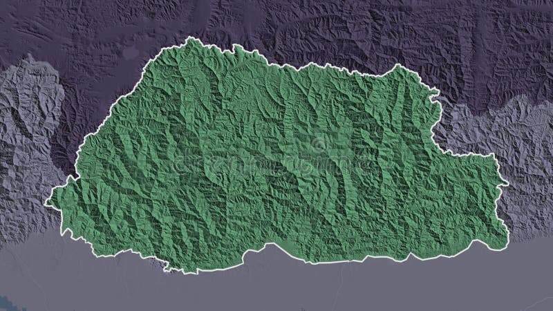 Bhutan - Overview. Administrative Stock Illustration - Illustration of ...
