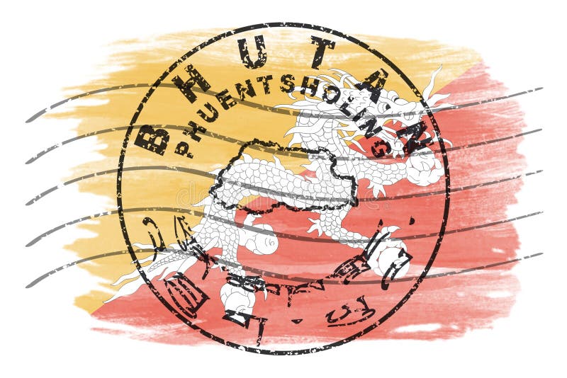 Bhutan Phuentsholing Round Seal Map Stock Illustrations – 3 Bhutan ...