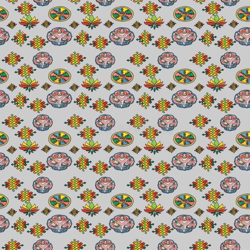 Bhutanese Pattern Images Stock Illustrations – 184 Bhutanese Pattern ...