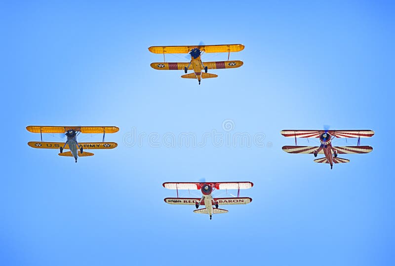 Bi-plane editorial stock image. Image of wing, vintage - 26634924