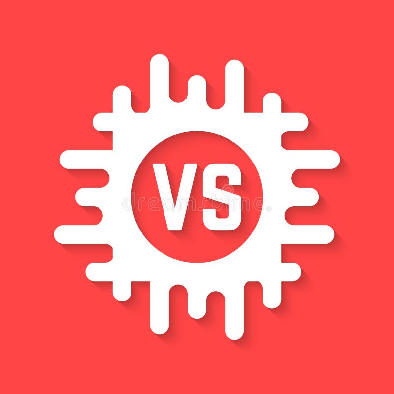 VS O Icona Isolata Simbolo Di Confronto Concetto Di Gioco Simbolo Di ...