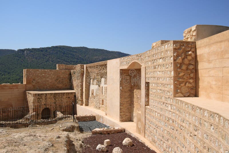 Biar Castle, Alicante, Spain. Stock Image - Image of spain, stone: 38049651