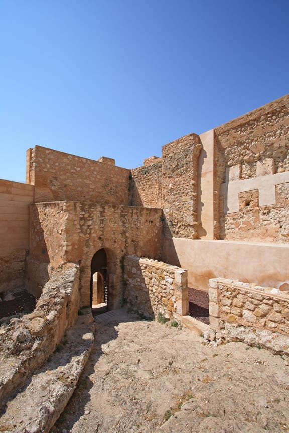 Biar Castle, Alicante, Spain. Stock Photo - Image of outdoor, medieval ...