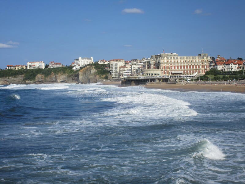 Biarritz France zdjęcie stock. Obraz złożonej z francja - 118010332