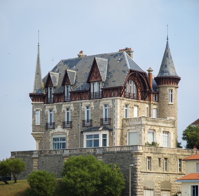 Biarritz, France stock image. Image of outside, interesting - 53241575