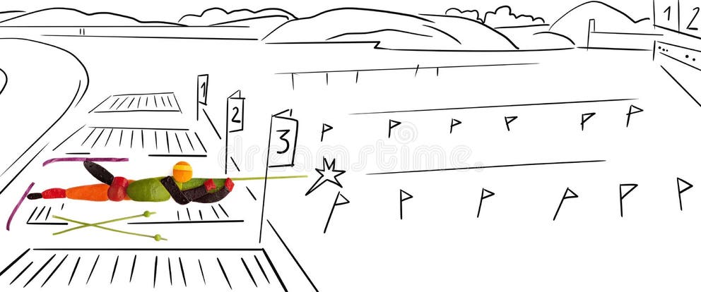 Biathlete Prone Shooting Stock Illustrations – 11 Biathlete Prone ...