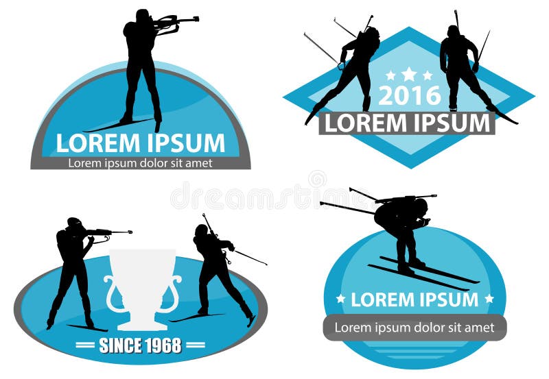 Olympic Biathlon Symbol