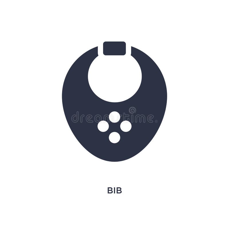 Bib Icon on White Background. Simple Element Illustration from Kid and ...