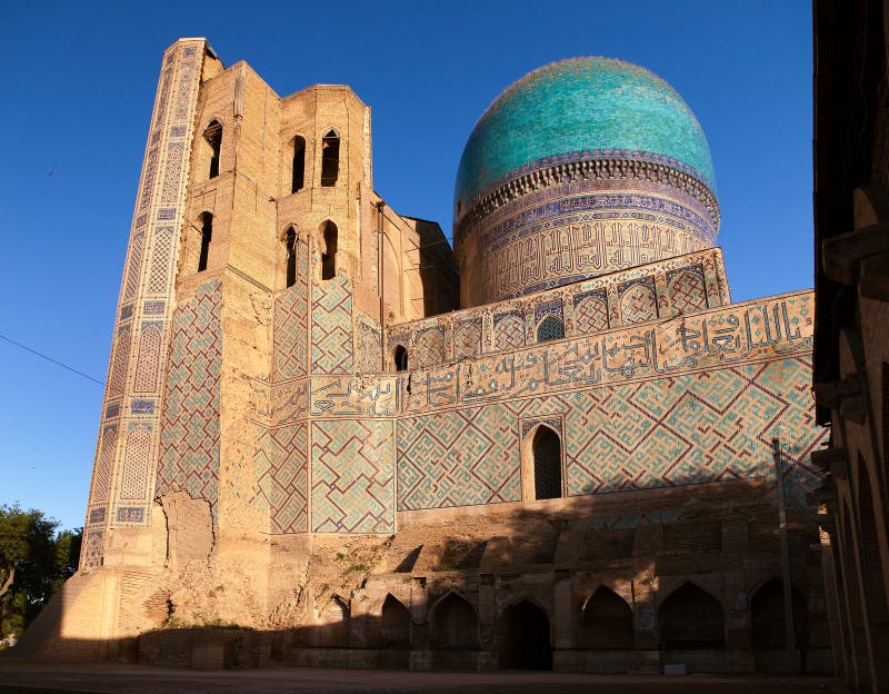 Bibi Khanym Mosque In Samarkand, Uzbekistan Stock Image - Image of ...