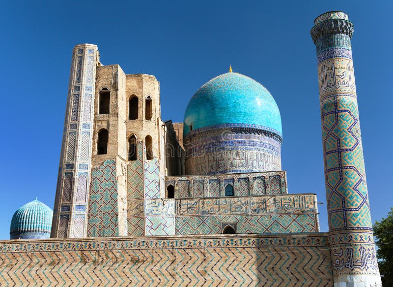 Bibi-Khanym Mosque - Registan - Samarkand - Uzbekistan Stock Photo ...