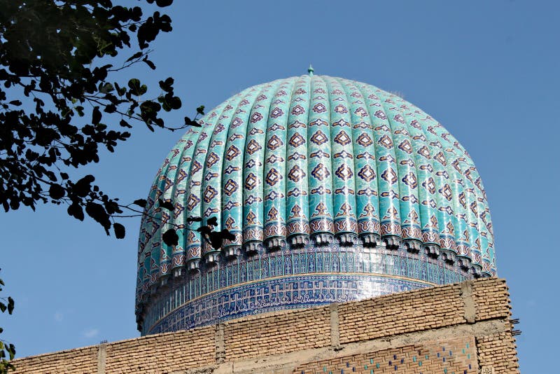 Bibi-Khanym Mosque in Samarkand Stock Photo - Image of monument ...