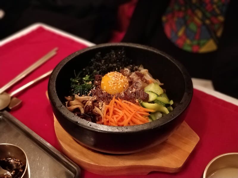 Bibimbap stock photo. Image of food, vegetable, korean - 143793658