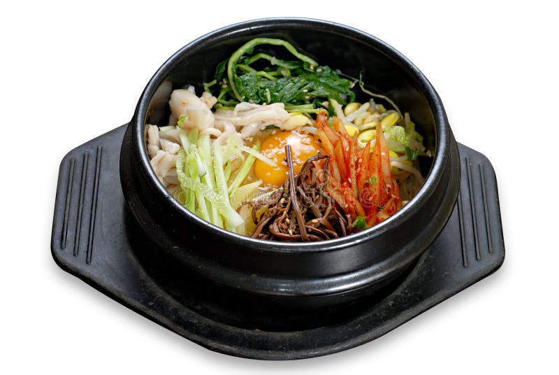 Bibimbap, korean cuisine stock image. Image of kalbi - 22610579