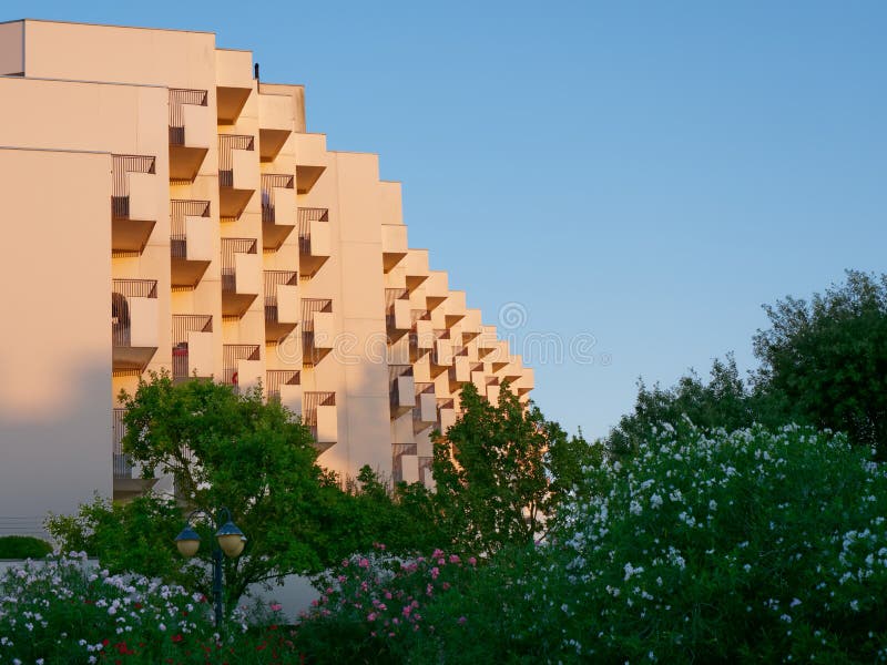 Building on the beach editorial image. Image of building - 87899640