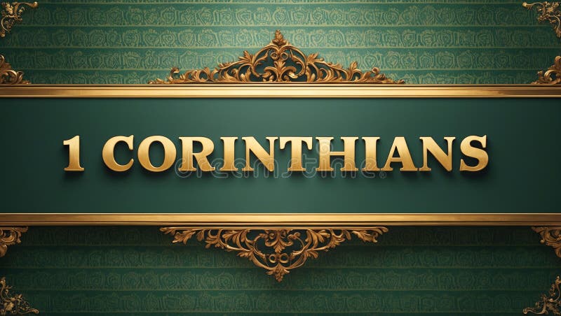 Bible Chapter Poster in a Victorian Ai Generated Stock Illustration ...