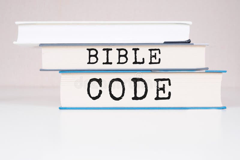Bible Code Text Title Book Background Stock Photo - Image of secrets ...