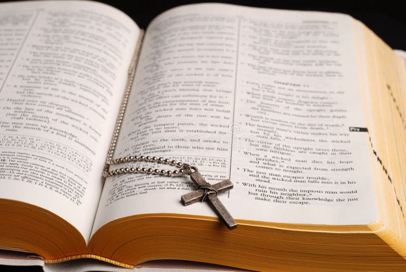 Open Bible stock photo. Image of spiritual, catholic, church - 2344280