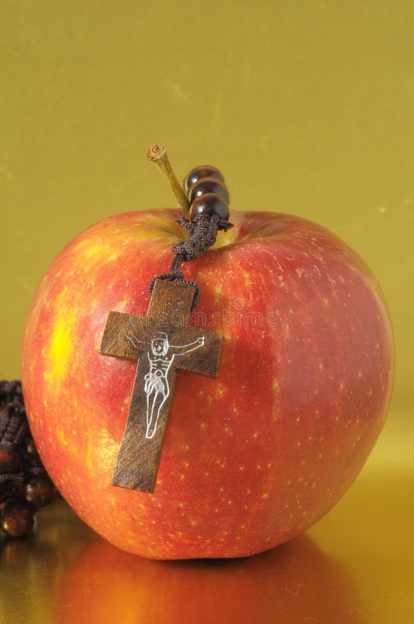 Bible Eva s Sin Red Apple stock photo. Image of group - 34520254