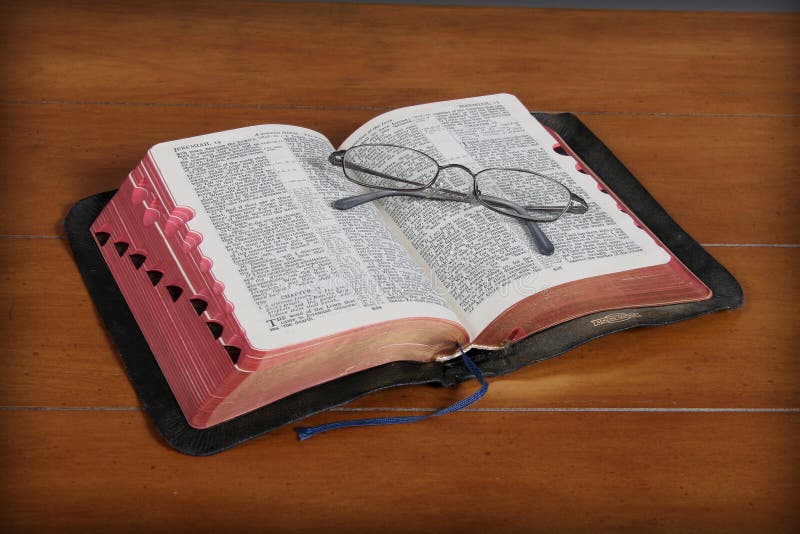 Bible and Eyeglasses stock photo. Image of read, wooden - 2976860