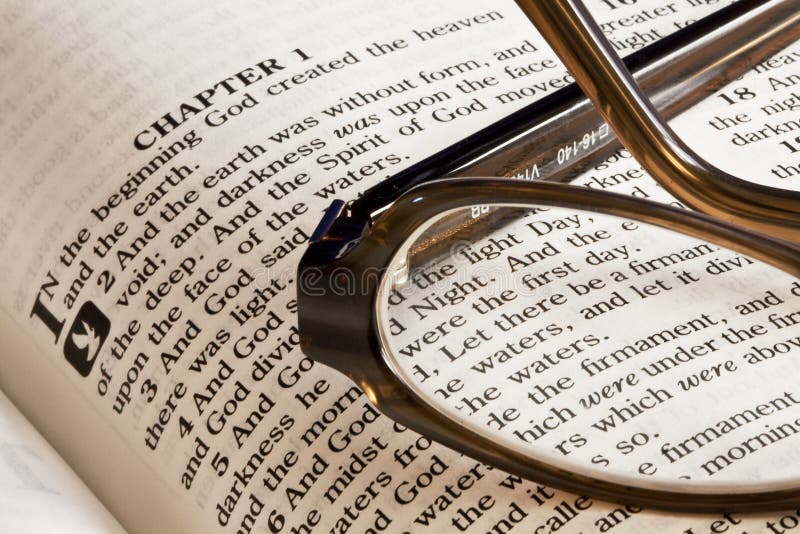 Bible and Glasses stock image. Image of religion, glasses - 13336249