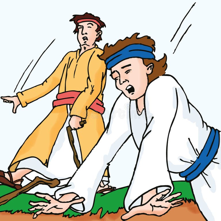 The Bible - Judging Others stock illustration. Illustration of falling ...