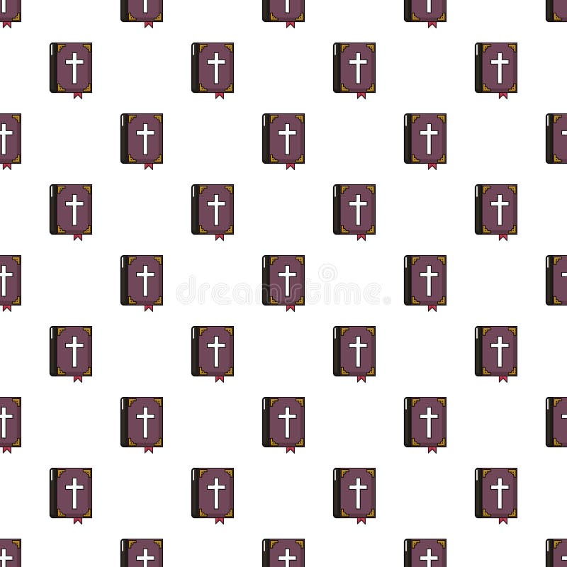 Bible pattern seamless stock vector. Illustration of bible - 97666974