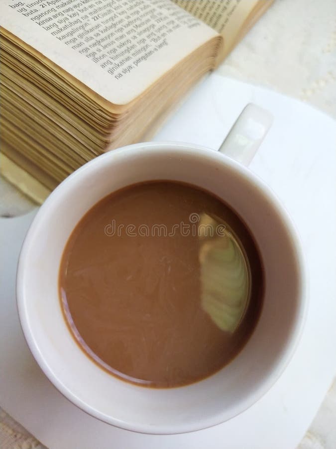 Bible Reading and Drinking Coffee Stock Image - Image of cuisine ...