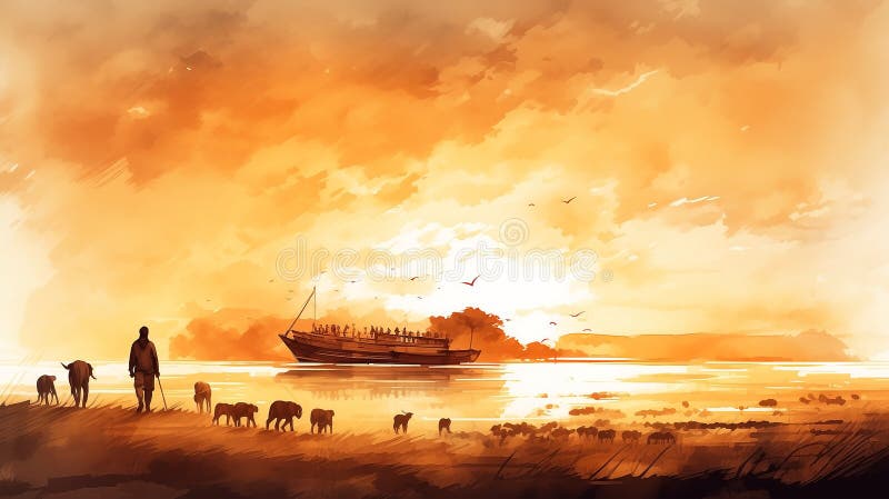 Bible S Book of Genesis, Noah and Ark Describes Great Flood, Stock ... Bible S Book of Genesis, Noah and Ark Describes Great Flood, Stock ...