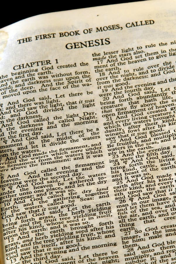 Bible series genesis stock photo. Image of james, words - 4017808