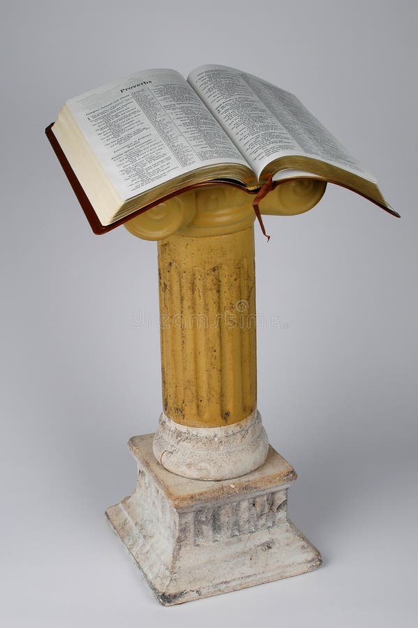 Bible on Stand stock photo. Image of still, wisdom, religious - 1084772
