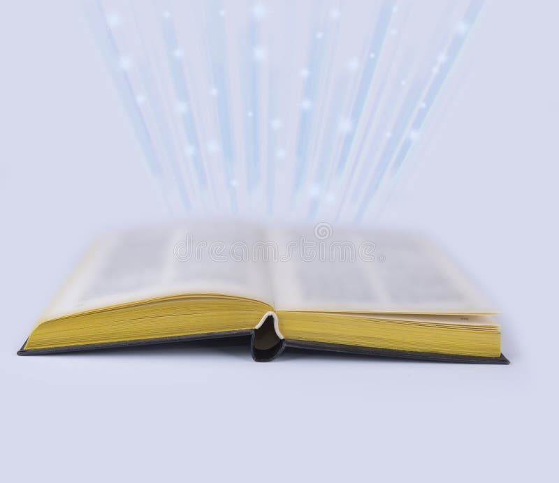 The Bible on a White Background Stock Photo - Image of holy, black ...
