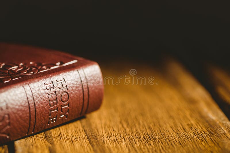 Bible on wooden table stock photo. Image of methodist - 51086070