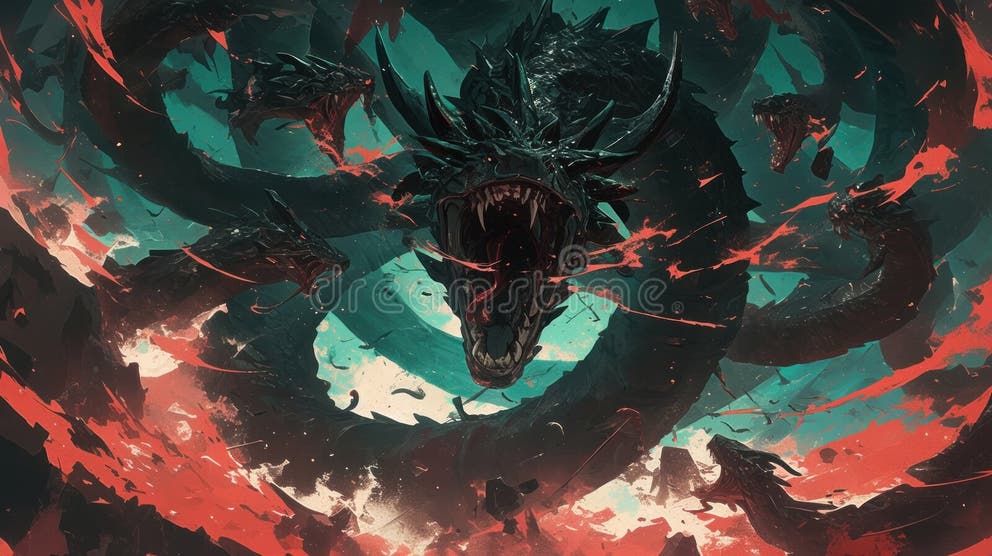 Biblical leviathan stock photo. Image of nature, snake - 367597700