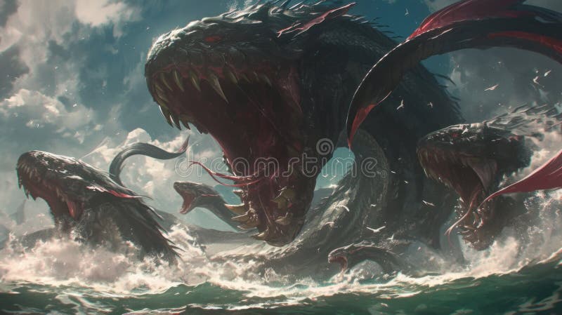 Biblical leviathan stock image. Image of bible, nature - 367597781
