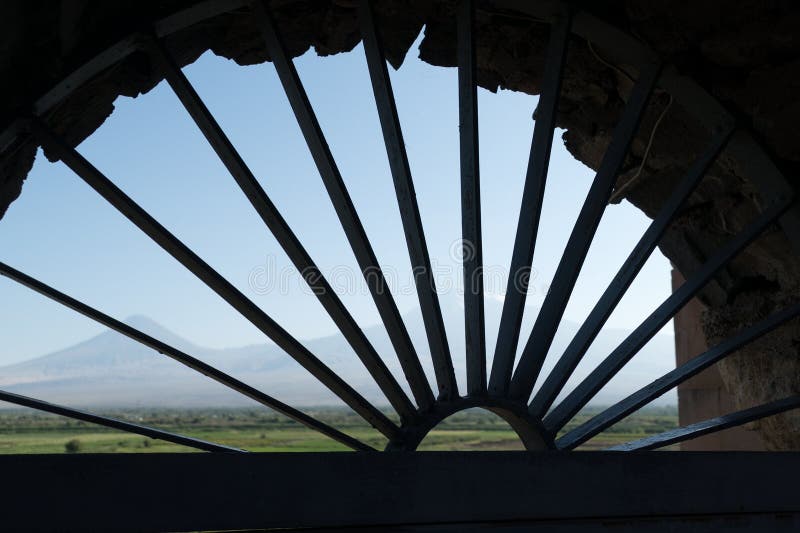 Biblical Mountain Volcano Ararat View Stock Image - Image of spring ...
