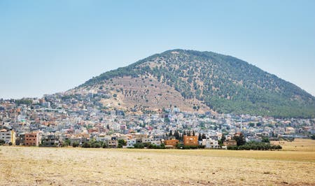 Biblical Place of Israel: Mount Tabor Stock Image - Image of galilee ...
