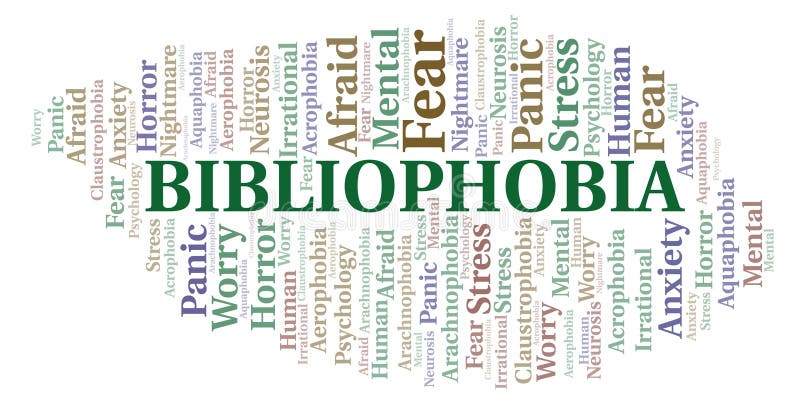 Word Bibliophobia Stock Illustrations – 13 Word Bibliophobia Stock ...