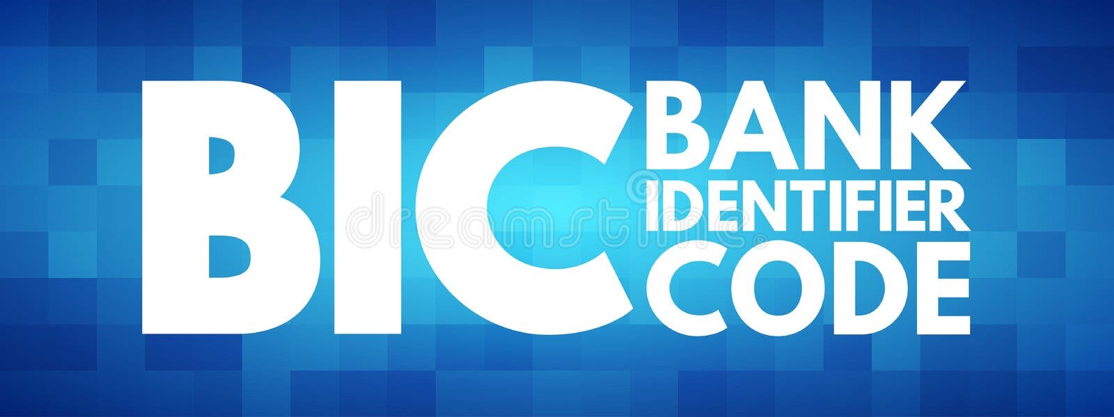 Bic Bank Identifier Code Concept with Big Word or Text and Team People ...