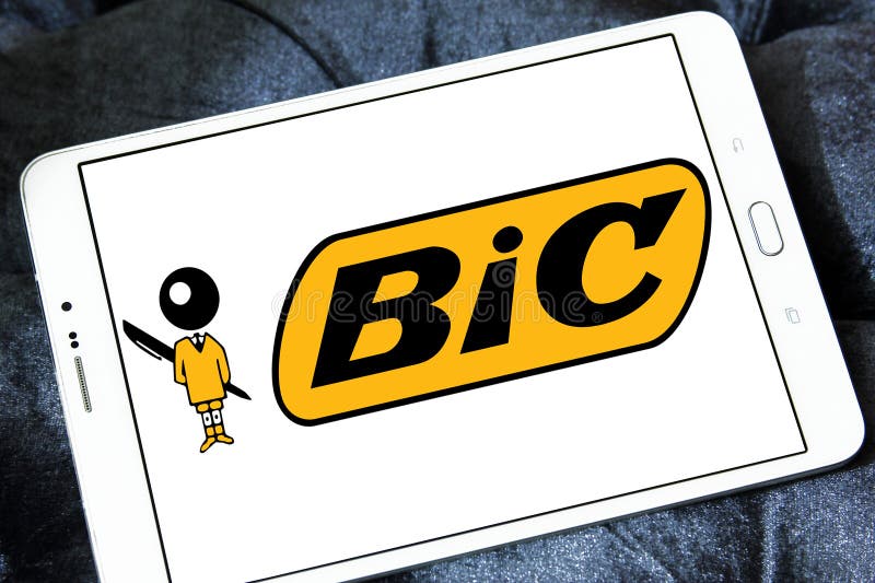 Bic logo editorial photography. Image of commercial, mobile - 97813692