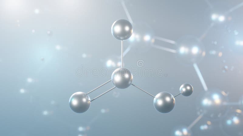 Bicarbonate Molecular Structure, 3d Model Molecule, Polyatomic Anion ...