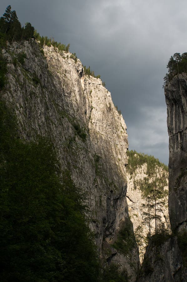 Bicaz canyon stock photo. Image of canyon, rock, steep - 46417058