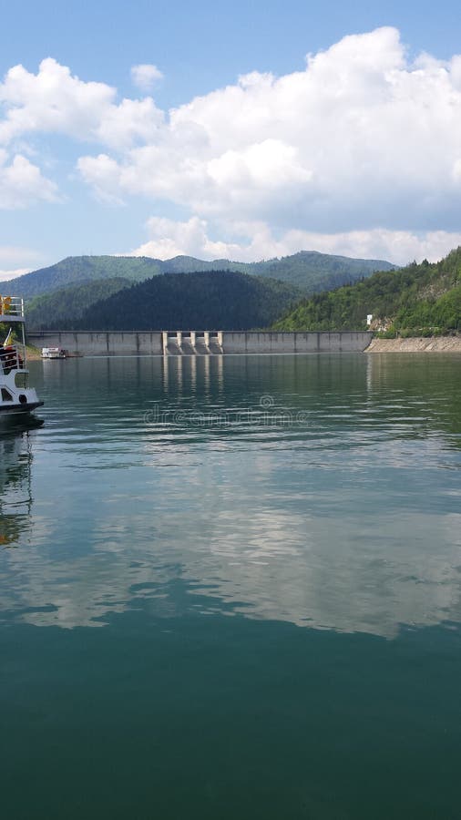 Bicaz dam Romania stock photo. Image of sweetwater, bicaz - 74203838