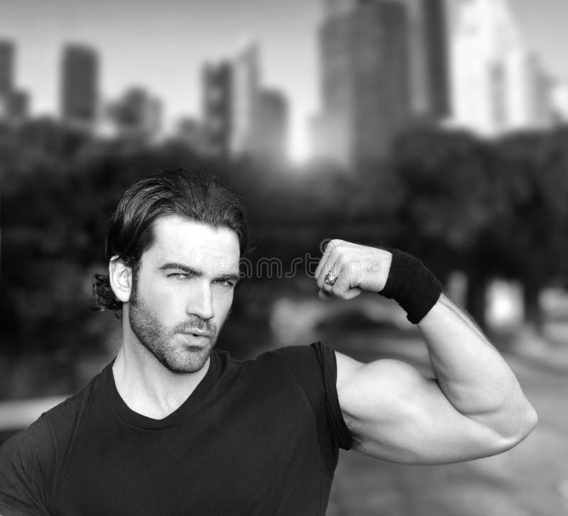 Bicep flex stock image. Image of muscular, determination - 25397717