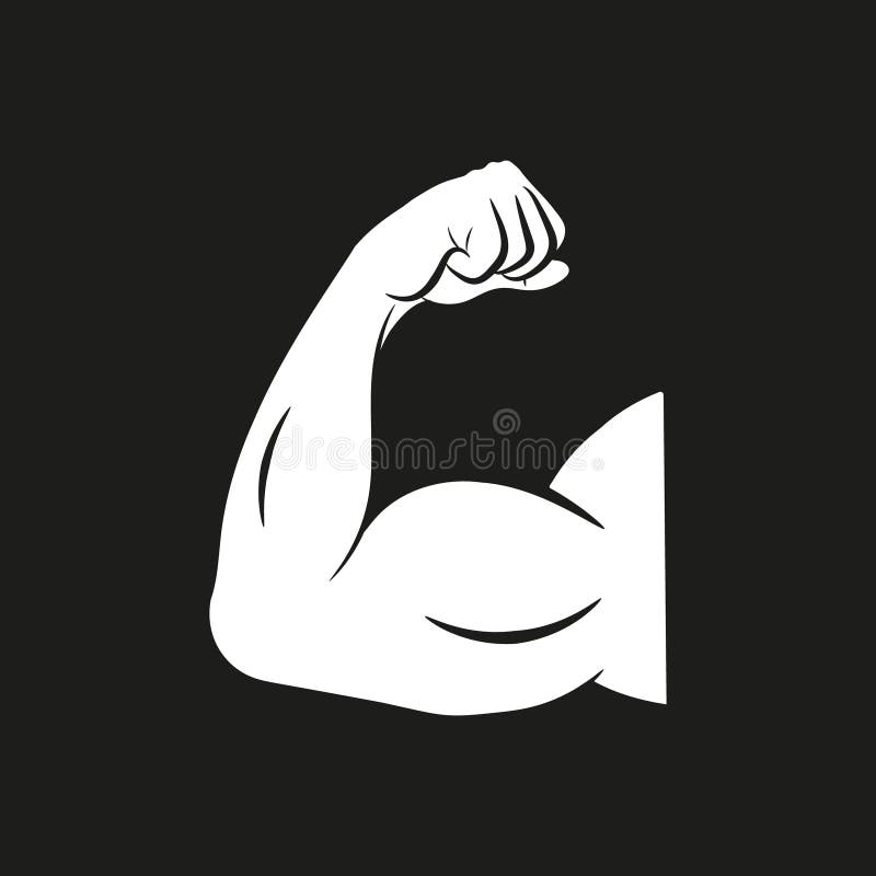 Arm curl stock vector. Illustration of muscle, shape, fitness - 7682133