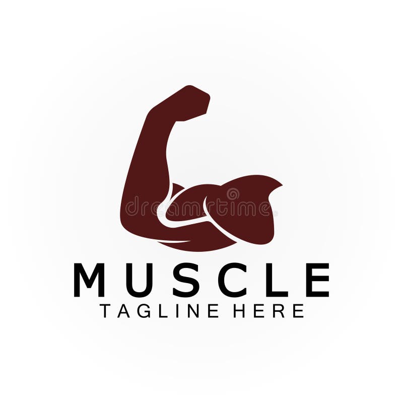 Biceps Muscle Icon Logo Vector Design Template Stock Vector - Illustration of people, icon ...