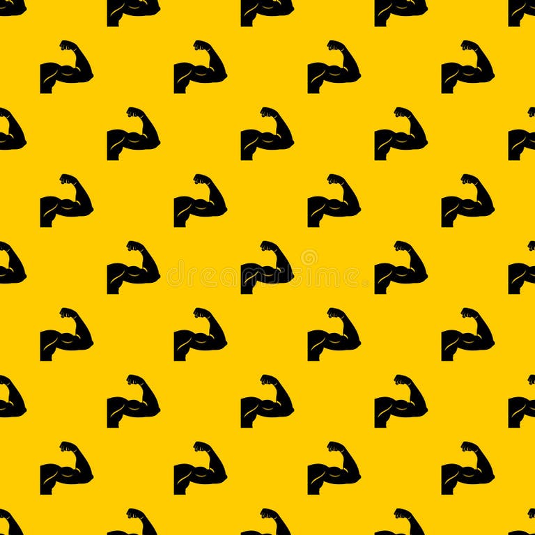 Biceps pattern vector stock vector. Illustration of female - 154920424