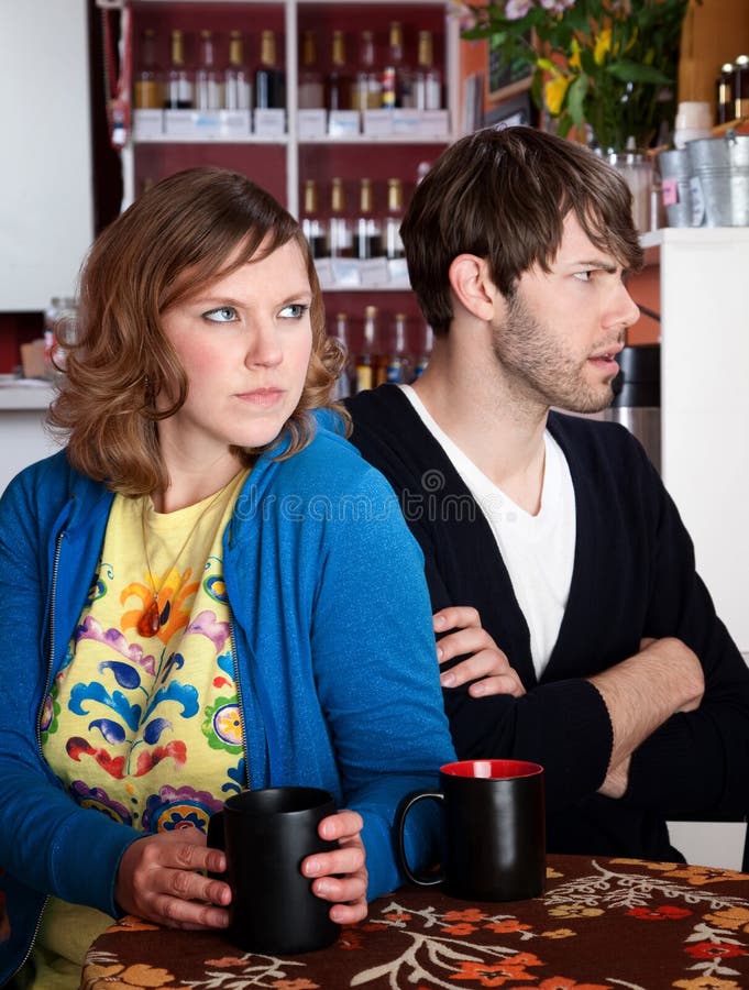 Bickering and Frustrated Couple Stock Photo - Image of anger, fight ...