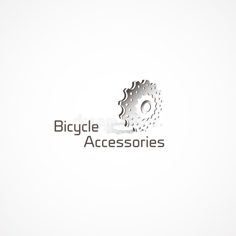 Bicycle Accessories logo. stock vector. Illustration of damper - 78721856