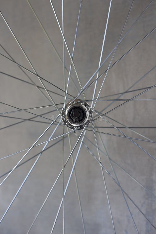 Bicycle Aluminum Rim Element with Spokes Stock Image - Image of iron ...