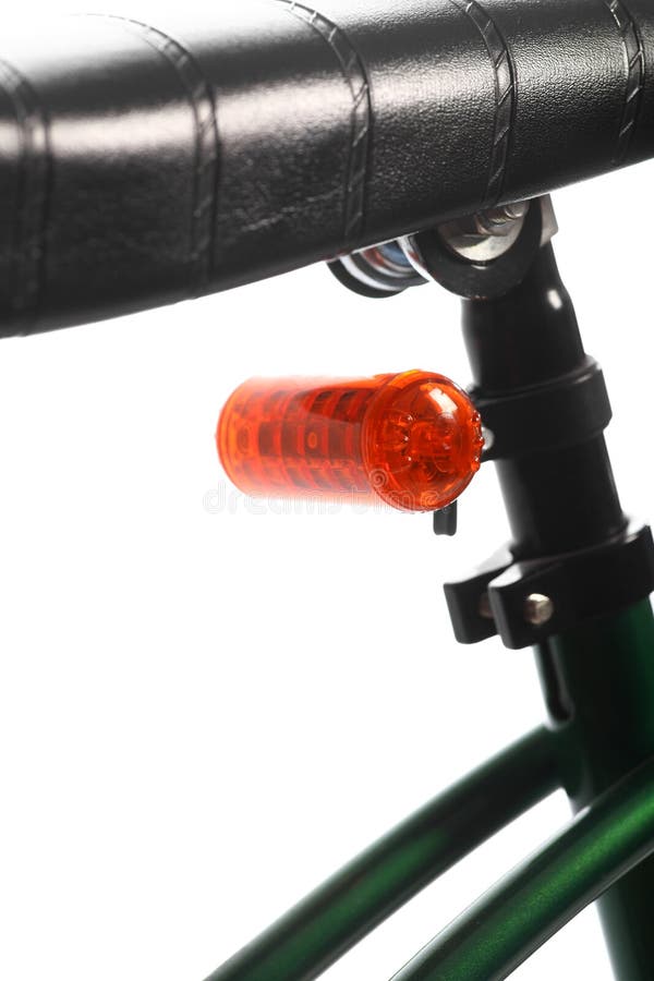 Bicycle back light stock image. Image of electronics - 43283835